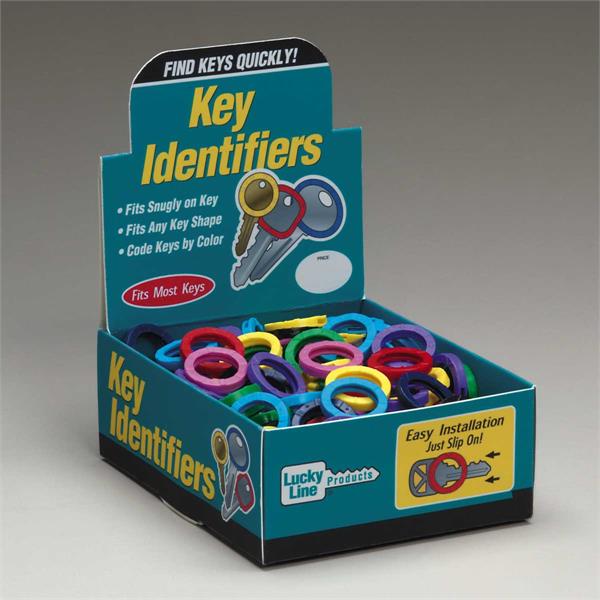 Medium Key Identifier Rings USA MADE 200/Box Standard Colors
