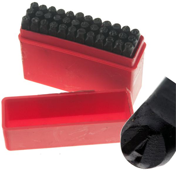 Imported Letter Number Marking Steel Stamp Set